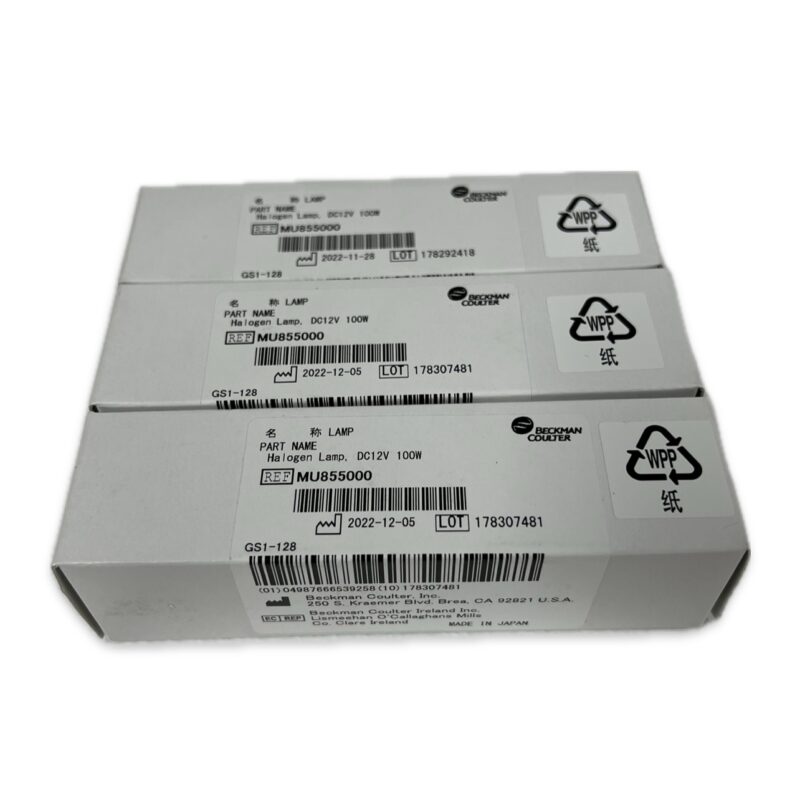 Beckman Coulter MU855000 LAMP HALOGEN 12V 100W D/S